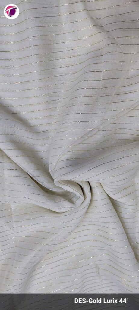 Gold lurix sarees fabric - Tapi Export