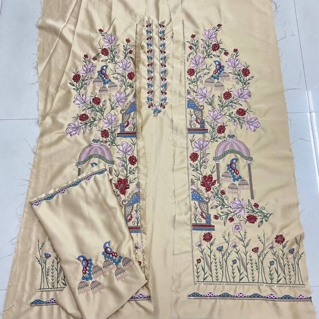 All Over Embroidered Sherwani Fabrics - Tapi Export